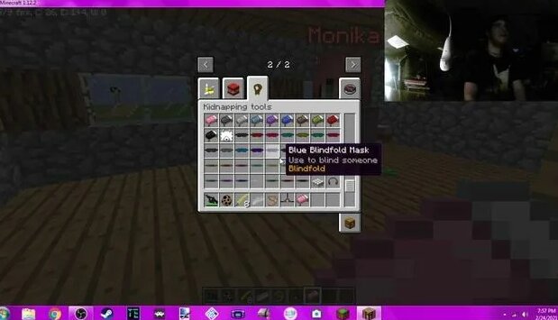 MY Waifu Monika TIED ME UP!!!!!:Kidnap Mod For Minecraft - Смотреть ...