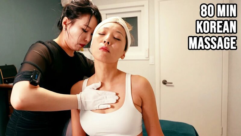 80 min of Authentic Korean ASMR full body massage | Sleep now ...