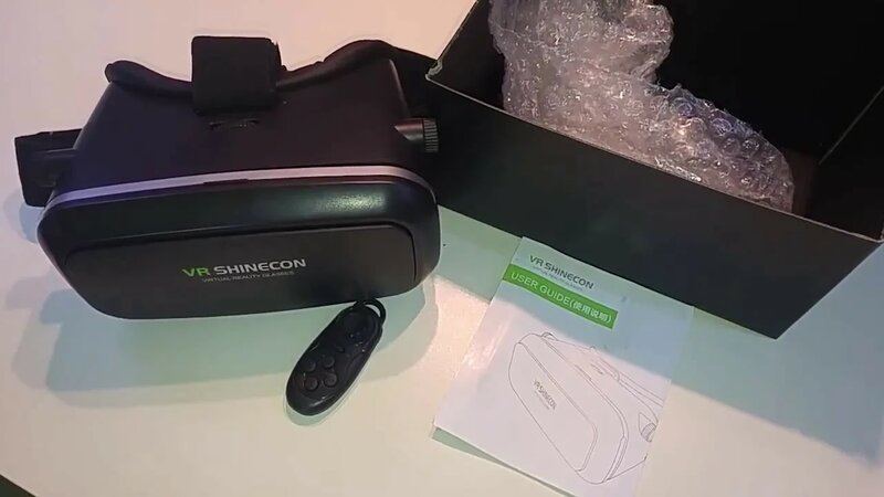 VR Shinecon 3D VR Glasses with B100 Remote Control - Black - Yandex ...