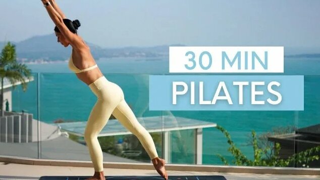 Move with Nicole - 30 MIN Pilates Workout || Intermediate Mat Pilates ...