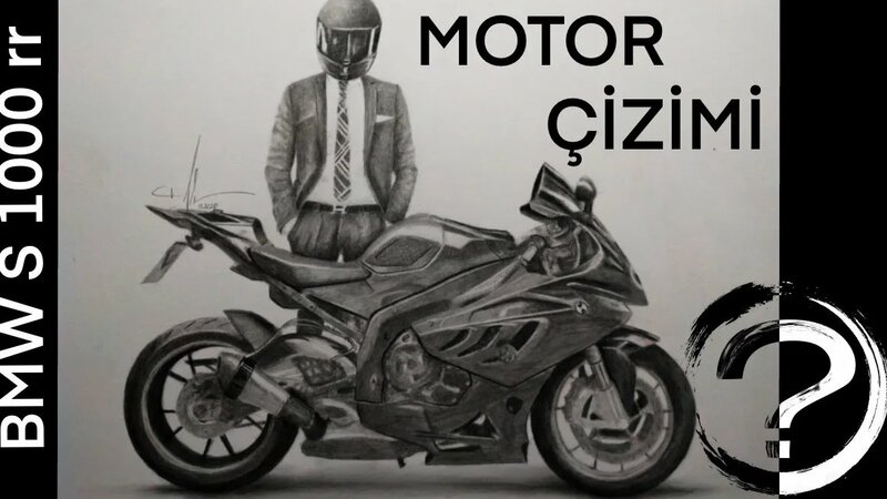Dr.Patma, Bmw s1000 rr Motor Çizimi | Karakalem Tekniği