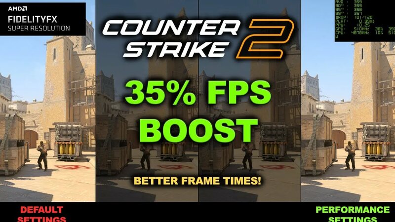 Boost FPS with AMD's FSR in Counter Strike 2 - Yandex Video aramada ...