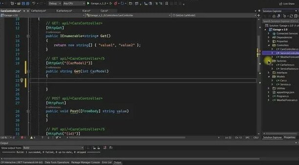 Создание Api. Язык программирования C#. Using OOP, ObjectFactory ...