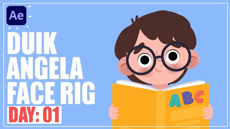 Duik Angela- DAY:01 | Face Rig with Controller | After Effects ...