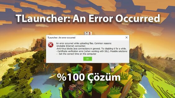 Minecraft TLauncher An error occurred Hatasının %100 Çözümü - Yandex ...