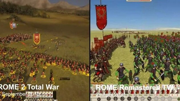 ROME 2 vs ROME Remastered Total War - Смотреть онлайн в поиске Яндекса ...