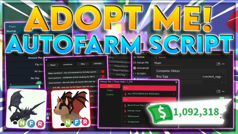 [NEW] Adopt Me Script GUI / Hack | Auto Farm | Free NFR Pets + Pet Farm ...