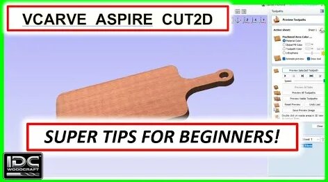 Vectric - Super Tips For The Beginner, Vcarve, Aspire & Cut2D - Vectric Tutorial - EroFound