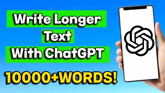 How To Make Chat GPT Write Longer Texts (10000+ words)-chatgpt long ...