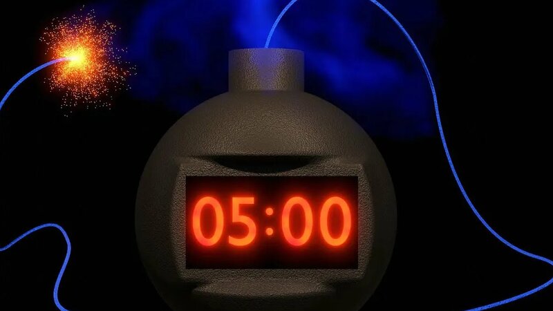 5 Minute Timer Bomb Giant Bomb Explosion | 3D Timer - Смотреть онлайн в ...