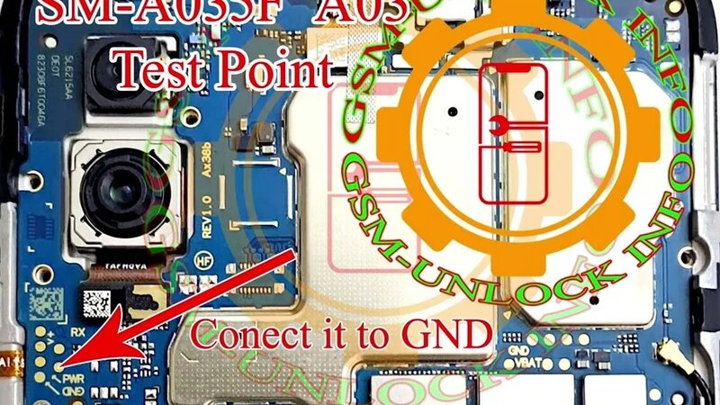 Samsung A03 SM-A035f Test Point | Samsung A03 SM-A035f ISP Pinout ...