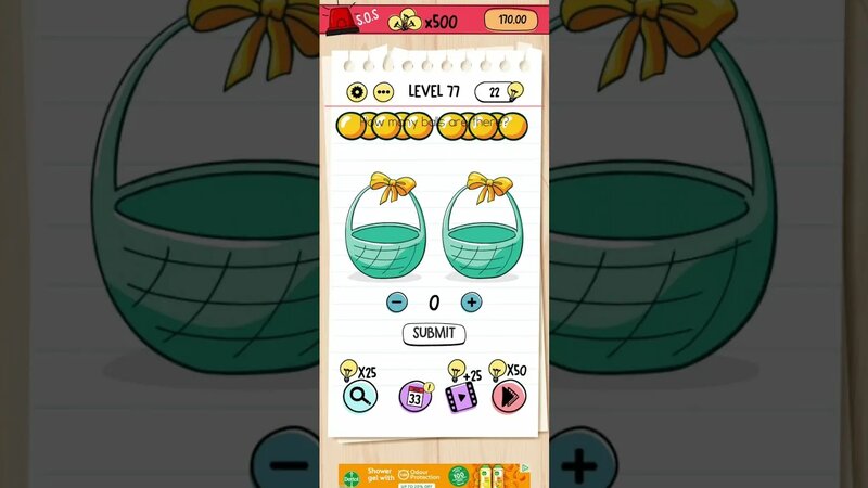 Brain Test Level 77 Answer - How Many Balls Are There? - Смотреть ...