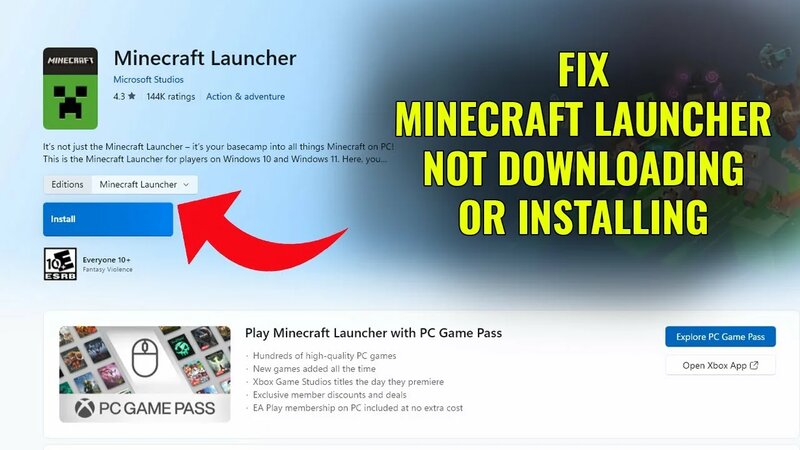 How To Fix Minecraft Launcher Not Downloading or Installing (Microsoft ...