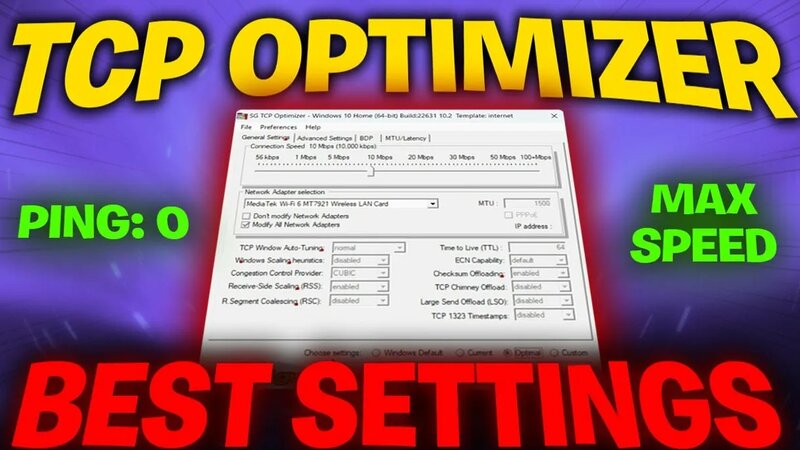 TCP Optimizer - Best settings for Gaming to Increase speed and reduce ...