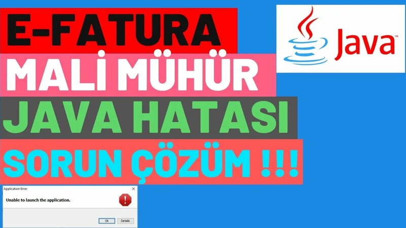 Efatura web soket java sorunu hatası / mali mühür java sorunu hatası ...