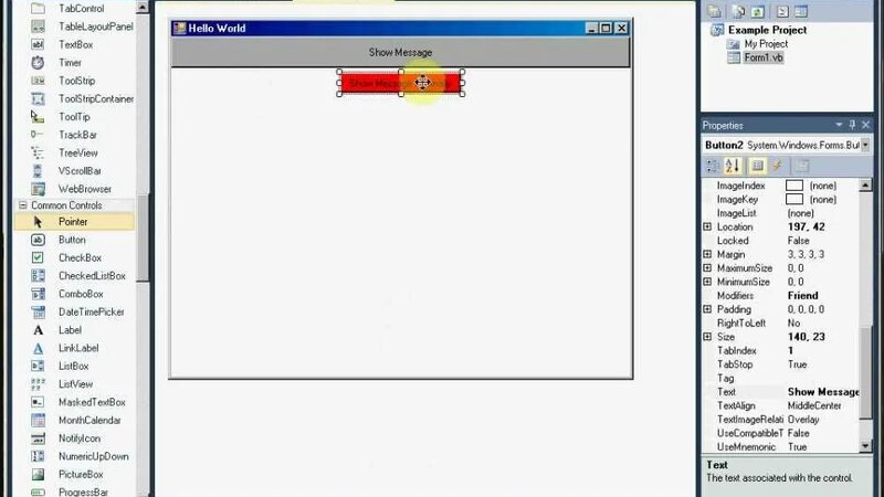 Visual Basic 2010 Lesson 2: Adding Controls and Basic Code - Yandex ...