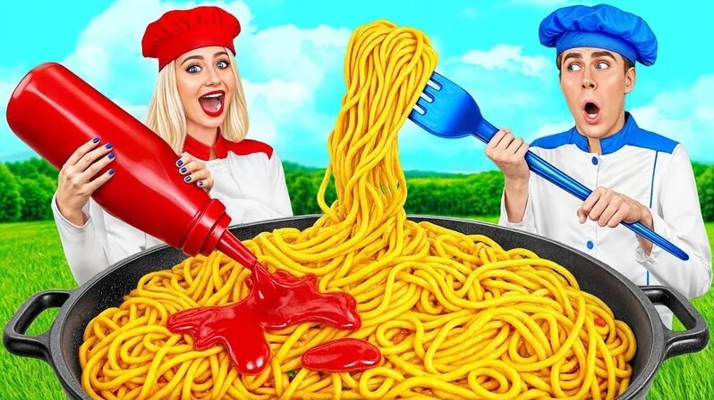 Кулинарный Челлендж с Гигантской Едой от Multi DO Challenge — Видео от ...