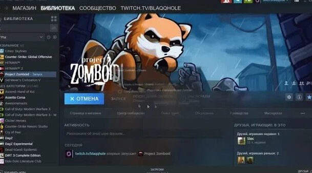 Не запускается project zomboid, нет главного меню\No main menu project ...