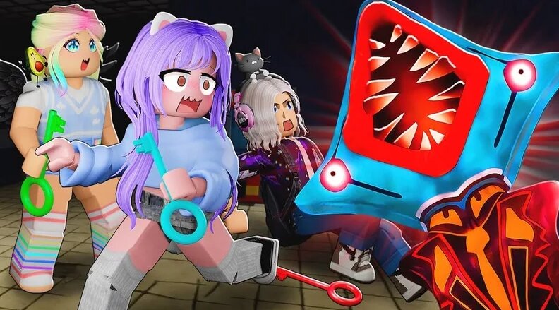 Спастись ИЗ Подвала Уолли! Roblox Wally [Horror] (Кошка Лана Роблокс ...