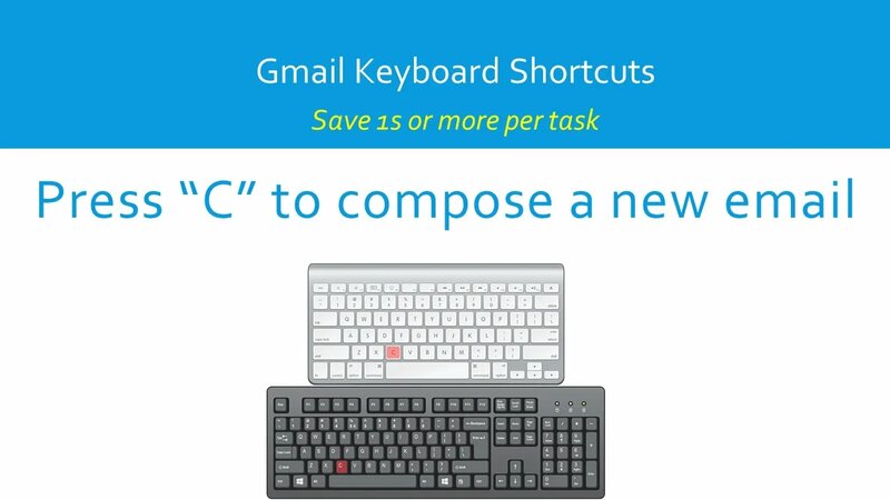 Gmail Keyboard Shortcuts: How to compose an email using key "C" @Gmail ...
