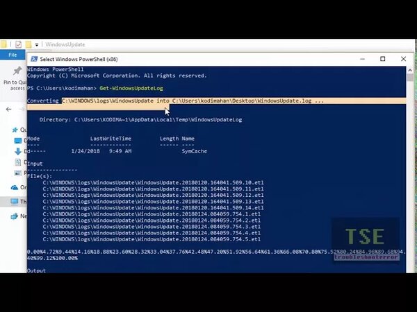 How to convert ETW traces into a readable WindowsUpdate.log - Смотреть ...