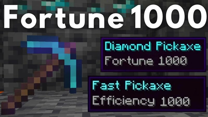 How To Get a Fortune 1000 Pickaxe in Minecraft 1.21 - Yandex Video ...