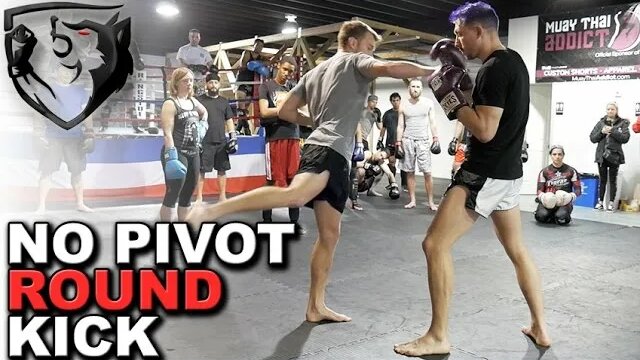 "No Pivot" Round Kick to Superman Punch Muay Thai Combo - Смотреть ...
