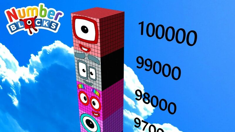 Numberblocks CUBE Step Squad 1 - 1000 to 1,000,000 Million to ...
