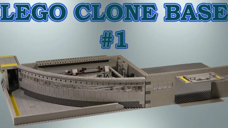 Lego clone base moc #1 - постройка огромной базы клонов - первый этаж и ...