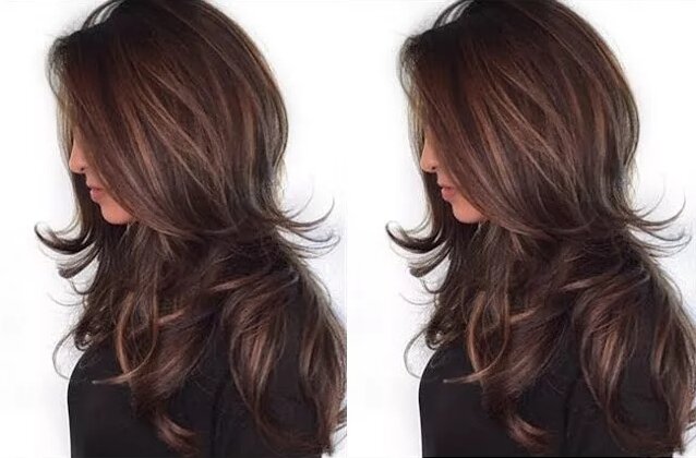 How to: Quick and Easy Long layered haircut tutorial - Layered haircut ...