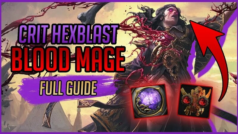 PoE 2 - Crit Hexblast Blood Mage - Full Build Guide - Смотреть онлайн в ...