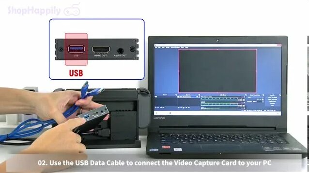 4K HDMI to USB3.0 Video Capture Card Setup Tutorial with obs studio ...