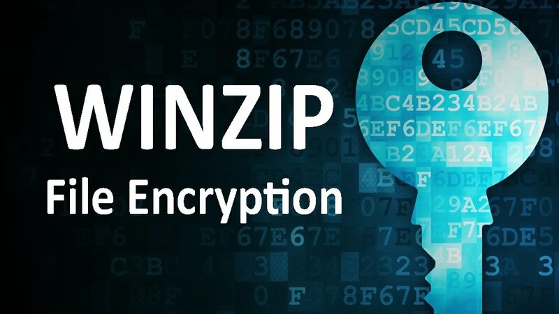 Winzip - Securely Encrypt and Password Files