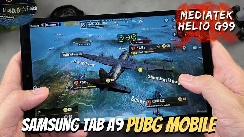 Samsung Galaxy Tab A9 PUBG test gaming NEW 2024 | MediaTek Helio G99 ...