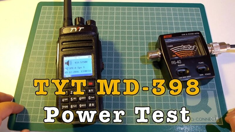 TYT MD 398 Power Test