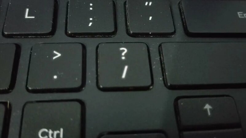 How to type backward slash (\) or forward slash (/) using on keyboard ...