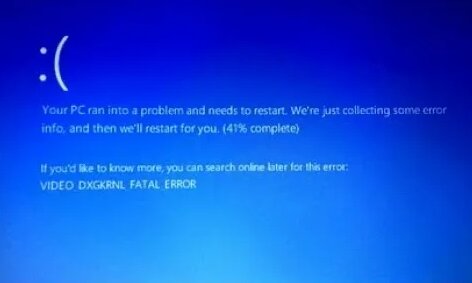 How to Fix Blue Screen Error Video Dxgkrnl Fatal Error in Windows 10 ...