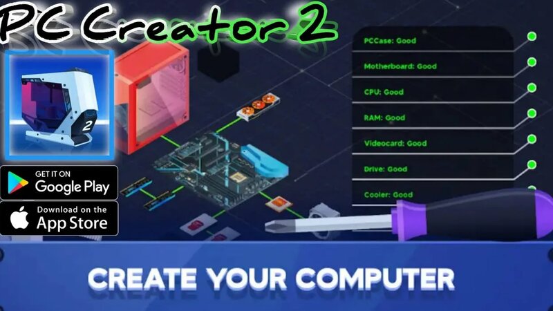 PC Creator 2 - PC Building Sim gameplay | Game Simulasi Rakit PC ...