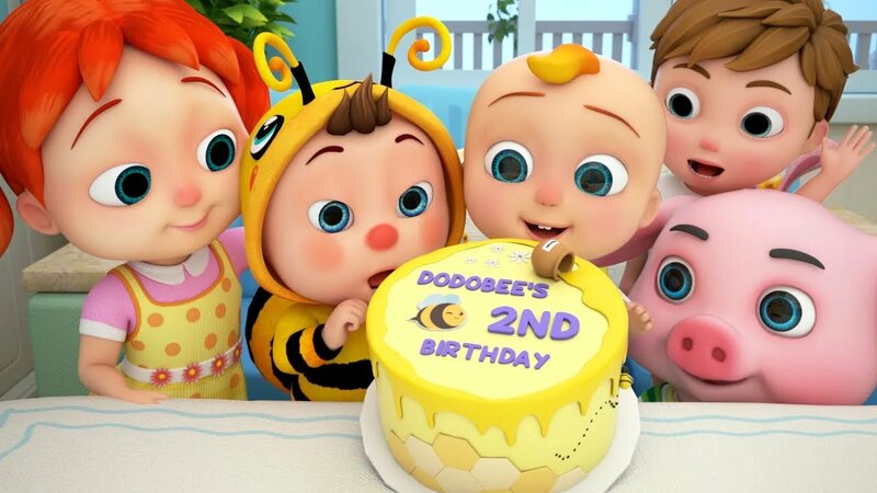 Happy Birthday To You | Dodobee 2nd Birthday | Dodobee Nursery Rhymes ...