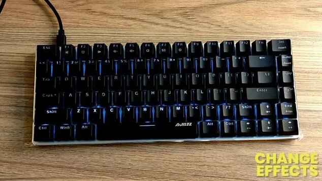 Ajazz Ak33 budget mechanical keyboard - Lighting effects - Смотреть ...