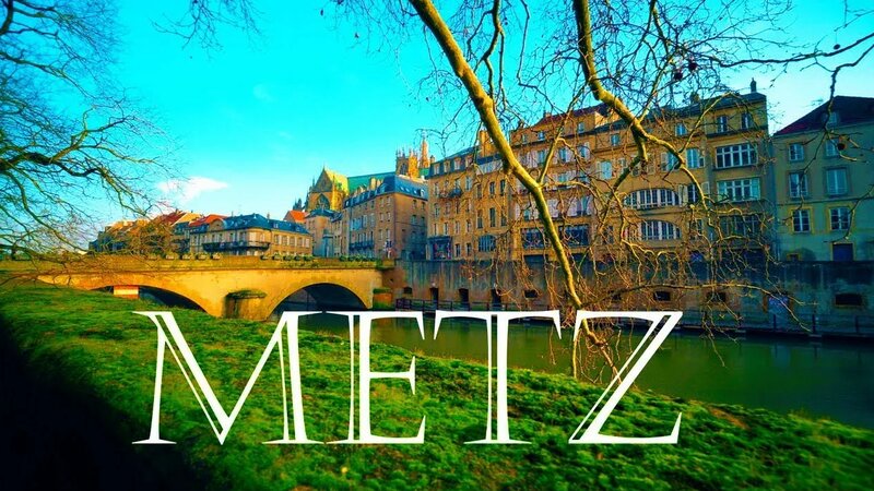 METZ France 4K. Cathédrale de Metz. Temple Neuf. Welcome to METZ ...