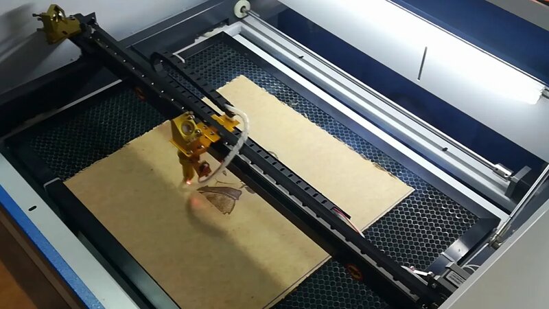 Лазерный гравер 4060, 60W, Ruida - Смотреть онлайн в поиске Яндекса по ...