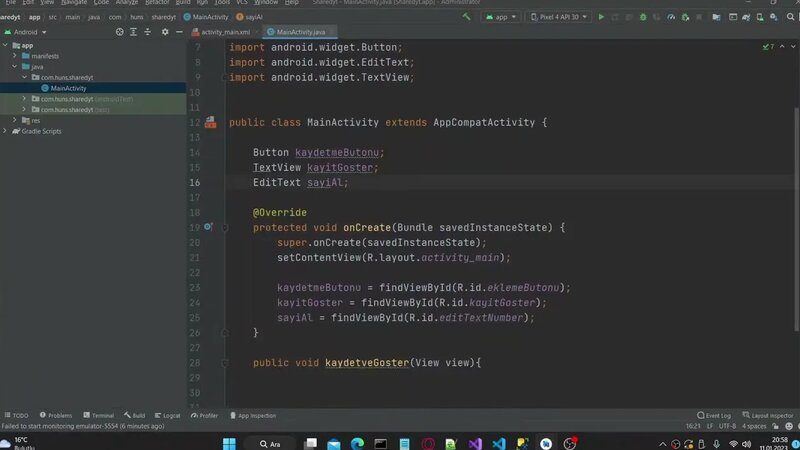 Android Studio Shared Preferences Kullanımı - Watch online in Yandex ...