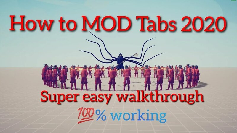 How To MOD TABS 2020 - Walktrough | how to install mods for tabs | 100% ...