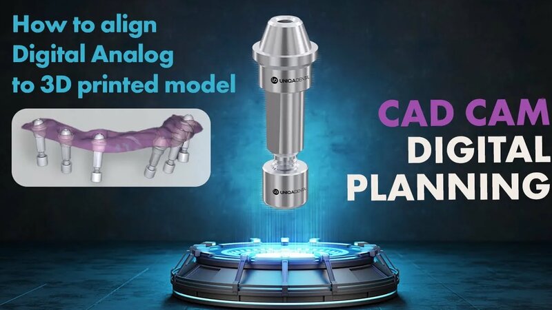How to align Digital Analog to 3D printed model of dental implant | CAD ...