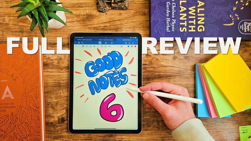 Best Note Taking App for IPad and Android? Goodnotes 6 Full Review ...