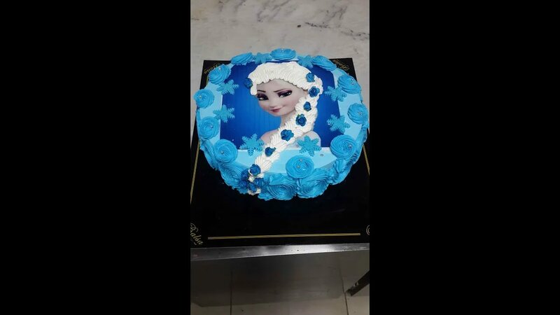 ELSA pasta nasıl yapılır? karlar kralicesi elsa'lı pasta yapımı ...