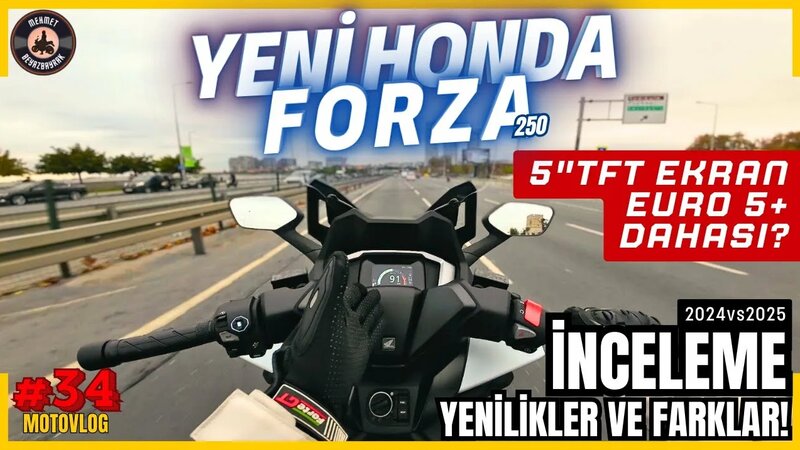 Yeni Honda Forza 250 2025 Model İlk Sürüş ve İncelemesi! | 2024 ile ...