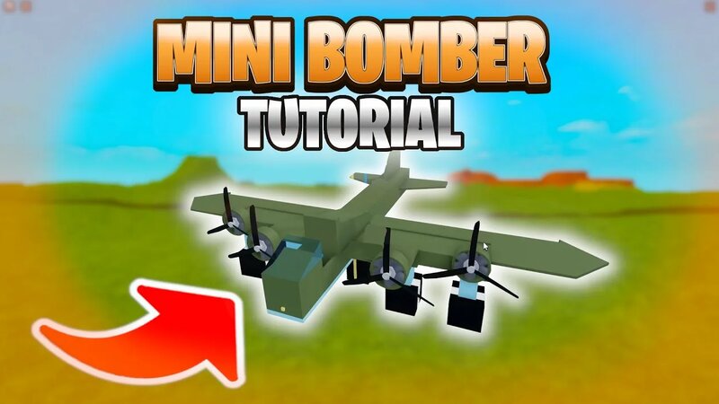Mini B-17 bomber plane tutorial in plane crazy roblox - Yandex Video ...