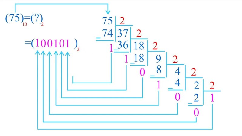 Onluk Sayı Sisteminden (Decimal) İkilik Sayı Sistemine (Binary) Dönüşüm ...